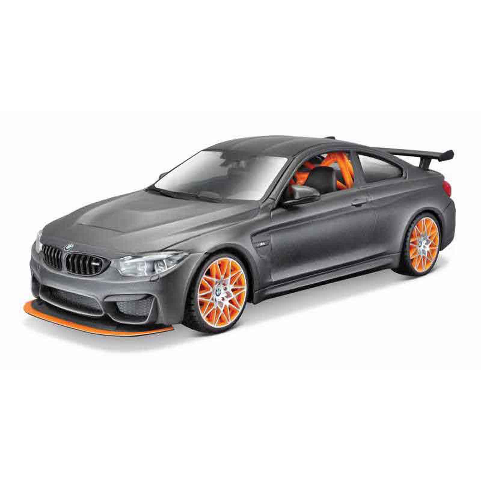 BMW M4 GTS [Kit] in Metallic Grey | Maisto Collectible – MiniModelShop